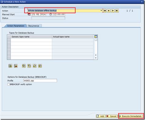 Sap使用db13和brtools发起oracle数据库备份 Csdn博客