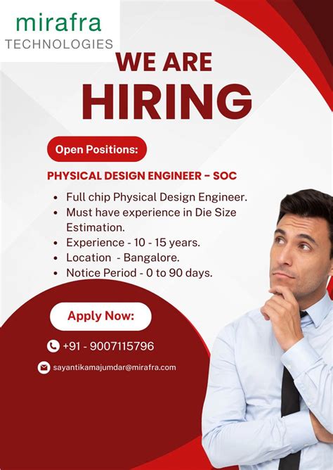 sayantika majumdar on linkedin hiring fullchip physical design