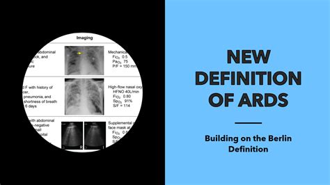 New Global Definition Of Ards Building On The Berlin Definition