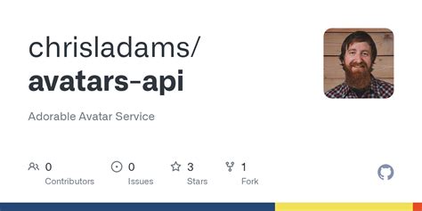 Github Chrisladamsavatars Api Adorable Avatar Service