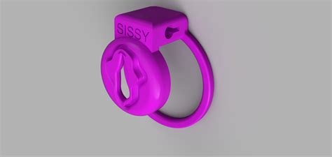 🤐 Sissy Chastity Cage・free Stl File For 3d Printing・cults