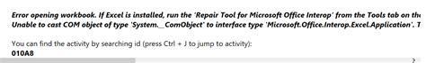 Error Appear Regarding Use Excel File Studiox Uipath Community Forum