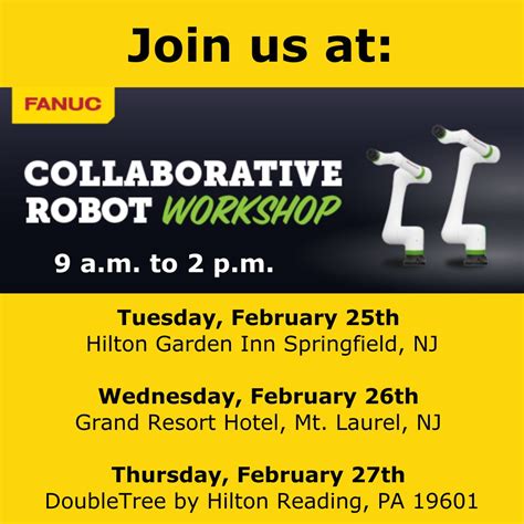 Join Effecto® At The Fanuc Collaborative Robot Workshop Next Week