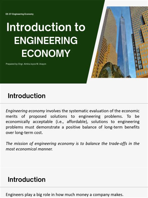 lecture 1 1 introduction to engineering economy pdf