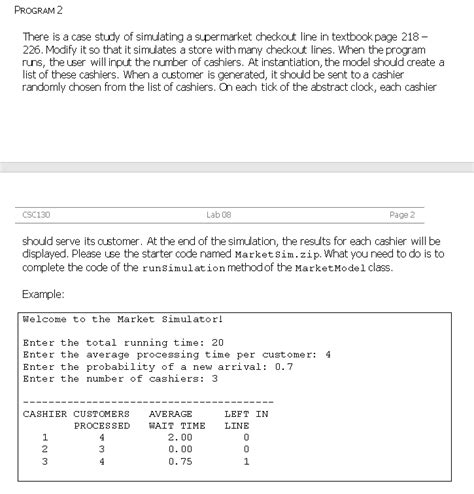 solved python starter code marketmodel py from cashier