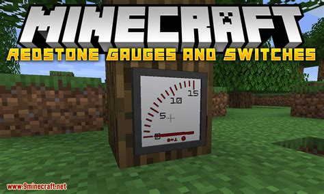 redstone gauges and switches mod 1 18 2 1 16 5 stylish buttons