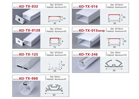 LED Aluminum Profile Led Linear Light Series KingOrnan To Provide Customers With The Most