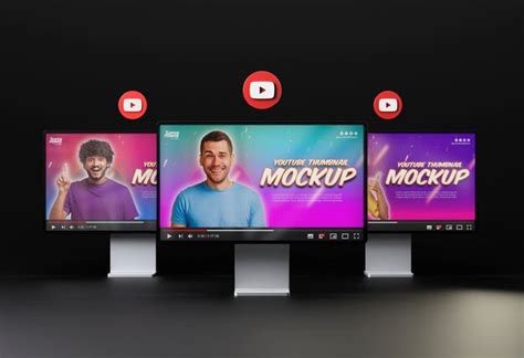 Premium Psd Personal Computer Youtube Interface