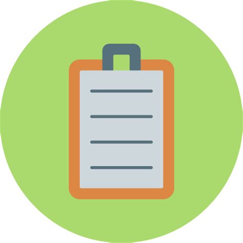 Note Pad Generic Color Fill Icon