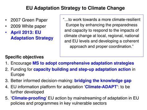 Ppt Approaches And Mainstreaming Of Ecosystem Based Adaptation In