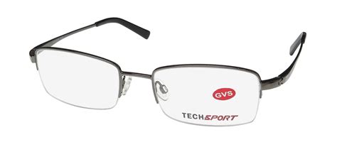 Tech Sport Txs3006 Eyeglass Frameglasses Half Rim Classic Shape