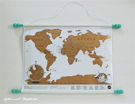 DIY Hanging Map