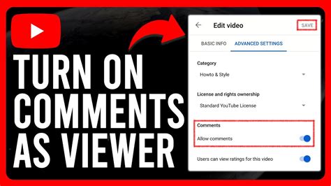 how to turn on youtube comments as a viewer enable youtube comments as