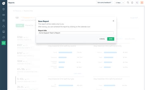 Saving Reports In Freshdesk Natero