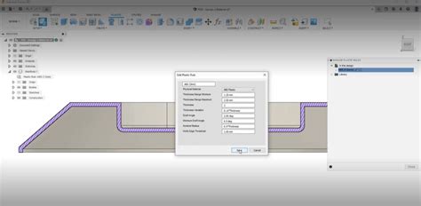 Fusion 360 Product Design Extension How To Assign Plastic Rules