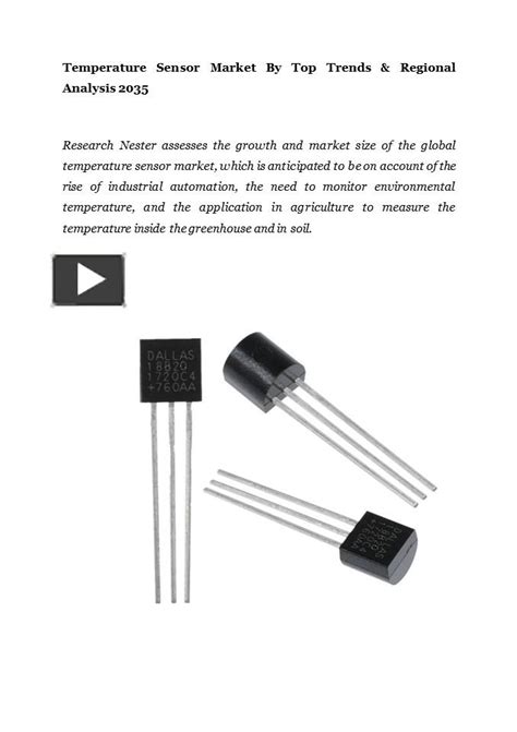 Ppt Temperature Sensor Market By Size Analysis To 2035 Powerpoint