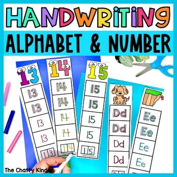 Tracing Letters And Numbers Handwriting Practice Number And Alphabet Tracing