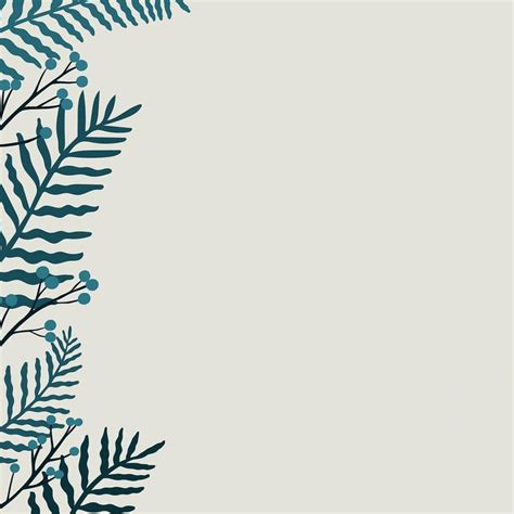 Leafy Botanical Copy Space Social Ads Template