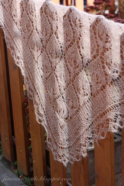 Ravelry 7 Waterlily For Triangular And Rhombic Shawls Pattern By Olga
