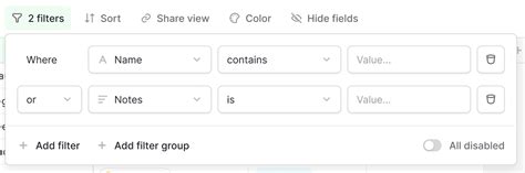 Active Disabled Switch Feature Request Feature Ideas Baserow