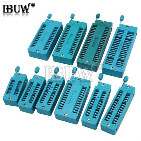 1PCS 2 54MM IC Lock Seat Socket Test Universal ZIF Sockets 14Pin 16Pin 18Pin 20Pin 24Pin 28Pin