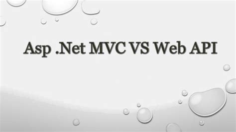 Distinguishing Between Aspnet Mvc And Web Api Web Development Tutorial