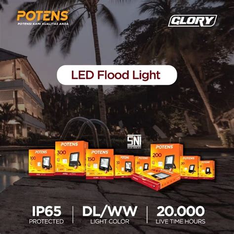 Jual Lampu Potens Sorot Led Flood Light Shopee Indonesia