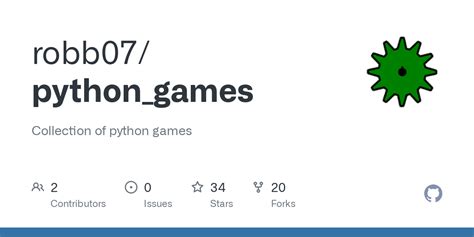 Github Robb07pythongames Collection Of Python Games