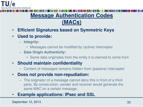 Ppt Hash Functions And Message Authentication Codes Powerpoint
