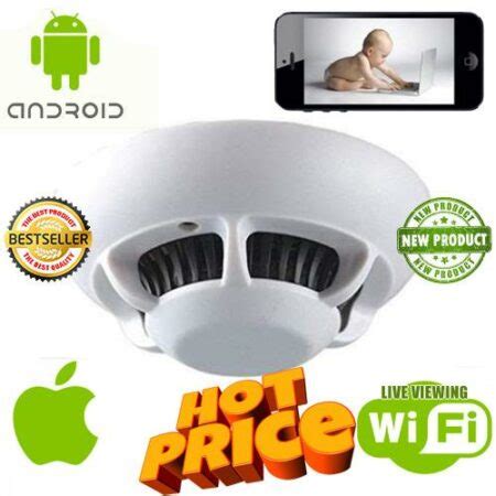 Wireless Smoke Detector Camera Best Ceiling Mounted