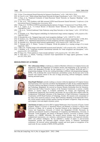 Natural Language Description Of Images Using Hybrid Recurrent Neural Network PDF