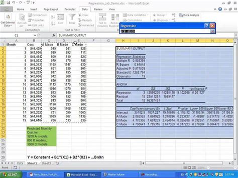 آموزش رگرسیون در اکسل نحوه محاسبه رگرسیون در اکسل مکتوب مجله علمی