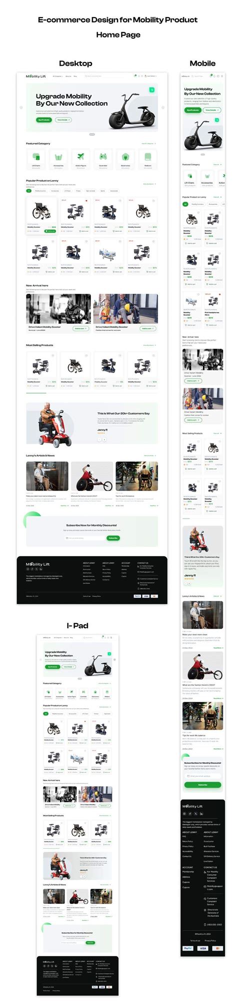 Entry 668 By Ahmedshafiimon For E Commerce Design For Mobility Product