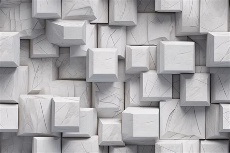 Premium Photo Cube Concrete Abstract Background 3d Render Image Seamless Pattern