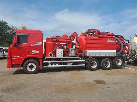 중고 준설차 하수구준설문의 엑시언트 24톤 복합식준설차 진공흡입청소차 하수구준설차 2015년12월등록 16각자 5만키로