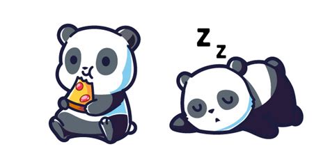 Cute Panda Cursor Custom Cursor