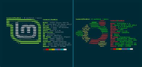 neofetch menampilkan informasi sistem linux dengan logo distribusi ilinuxgeek