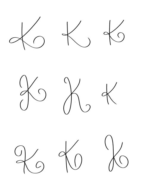 Ways To Write Letter K Artofit