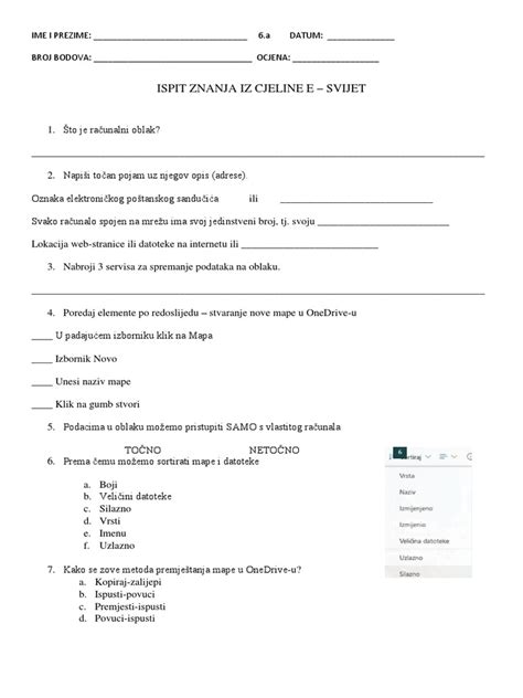Razred Ispit Pdf Pdf