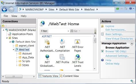 open localhost web aplication on iphone from your local iis useful