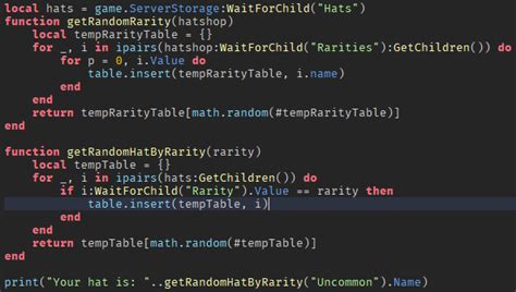 ServerScriptService HatModule Invalid Argument To Random Interval Is Empty