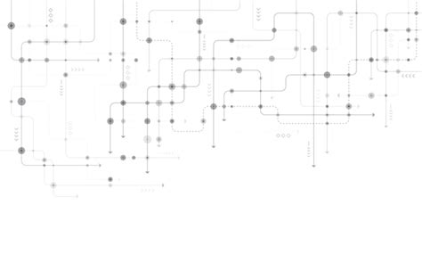 Premium Vector Circuit Connect Lines And Dots Network Technology And