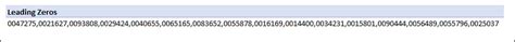 A Complete Guide On How To Pad Zeros In Excel Exceldemy