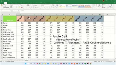 How Do I Make Angled Cells In Excel Excel Tips And Tricks Youtube