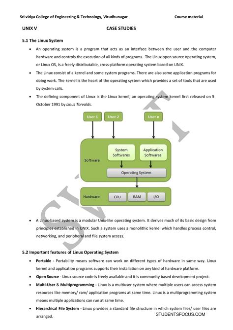104455 An Operating System Os Is The Program That After Being Initially Loaded Into Unix