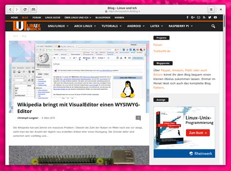 Linux Und Ich Mit Neuem Look Und Forum Linux Und Ich