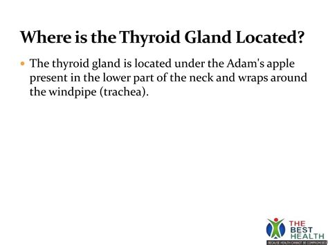 Thyroid Ppt Health Advice PPTX