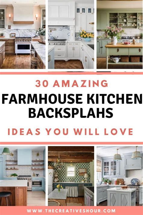Rustic Elegance Meets Modern Charm Farmhouse Kitchen Backsplash Ideas Farmhouse Kitchen