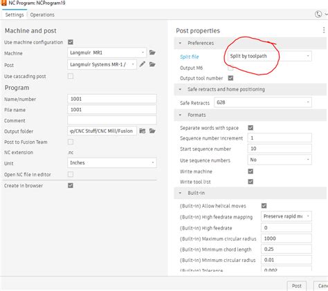 Understanding Post Process And Zero Rpm With Multiple Toolpaths Autodesk Community