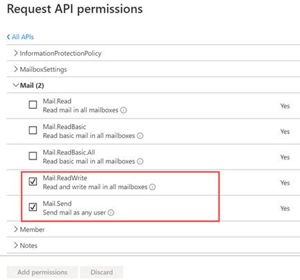 Microsoft Email Integration With OAuth Email Integration Edit